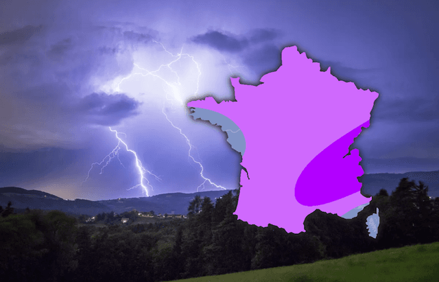 Suivi des orages en France